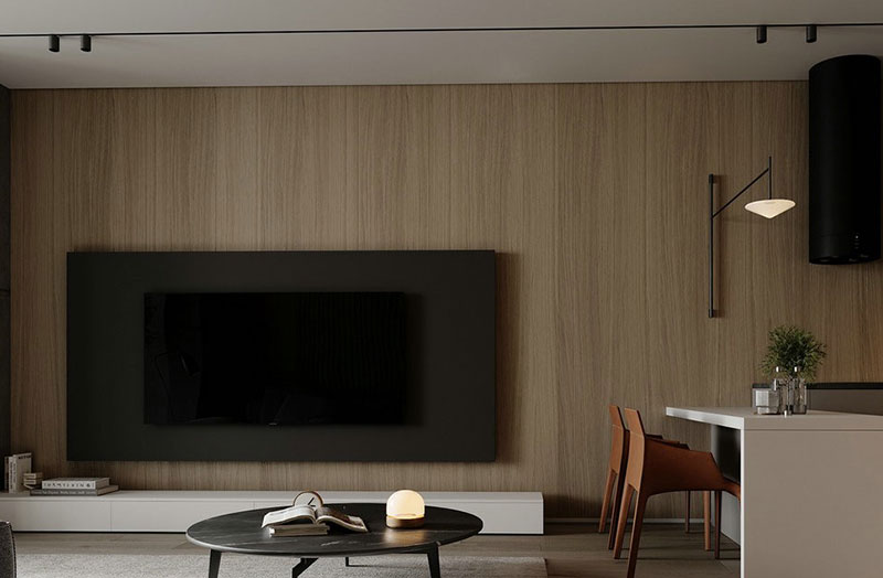 柏宝曼极简轻奢定制爱格门板H1377沙棕色奥尔良橡木ST36